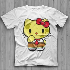 Hello Kitty SpongeBob Crossover SVG And PNG Files For Cartoon Crafts ...
