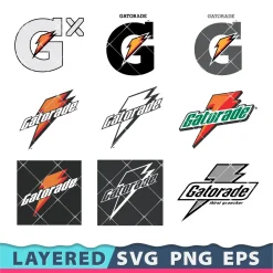 Gatorade Logo SVG And PNG Files Collection For Sports Projects – SVG Fanart