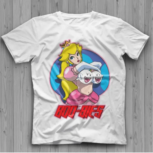 Princess Peach And Boo SVG PNG Files From Nintendo Mario – SVG Fanart