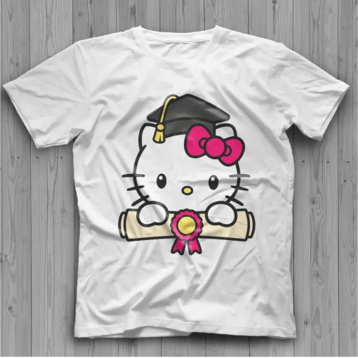 Hello Kitty Graduation SVG, Transparent Hello Kitty PNG From Sanrio ...