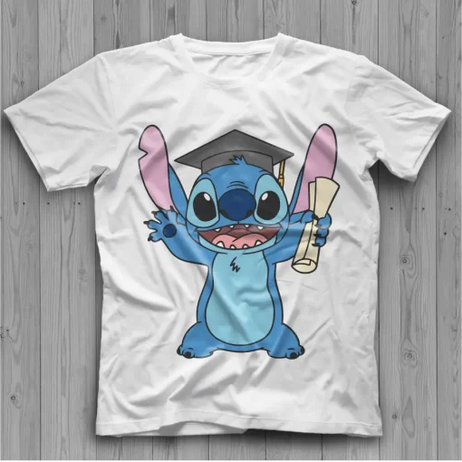 Stitch Graduation SVG, Transparent Stitch PNG From Disney – SVG Fanart