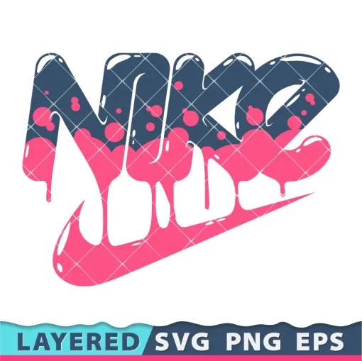 Nike Drip Logo SVG, Transparent Nike PNG Swoosh - SVG Fanart