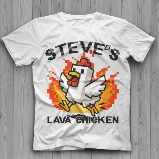 Minecraft Chicken SVG, Steve Lava Chicken PNG, Cricut Clipart - SVG Fanart