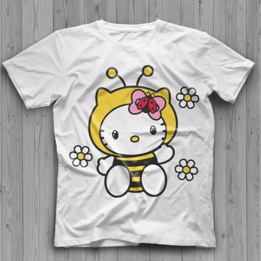 Hello Kitty Bee SVG, Transparent Spring Hello Kitty PNG Clipart Sanrio – SVG Fanart