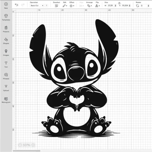 Stitch Heart 💙 SVG, Disney Love PNG, Cute Stitch Clipart - SVG Fanart
